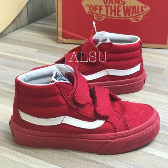 Vans | Shoes | Vans Sk8mid Reissue V Mono Chili Pepper Kids | Poshmark